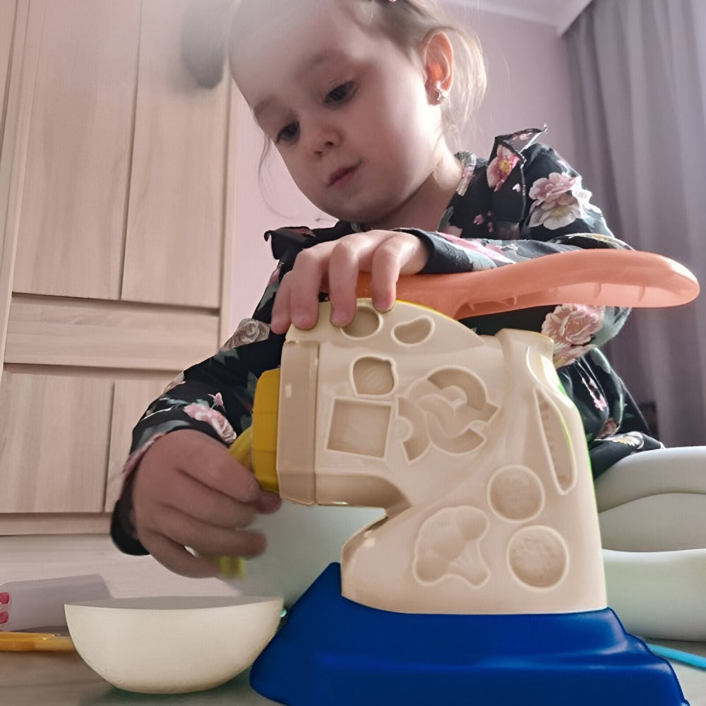 Set Creativ Plastilina Masina de Tocat, Instrumente de Modelare Multip ...